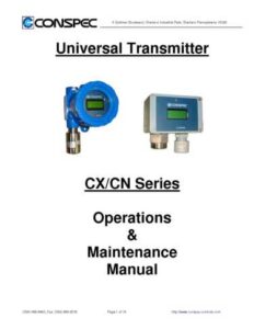 User Manuals | Conspec